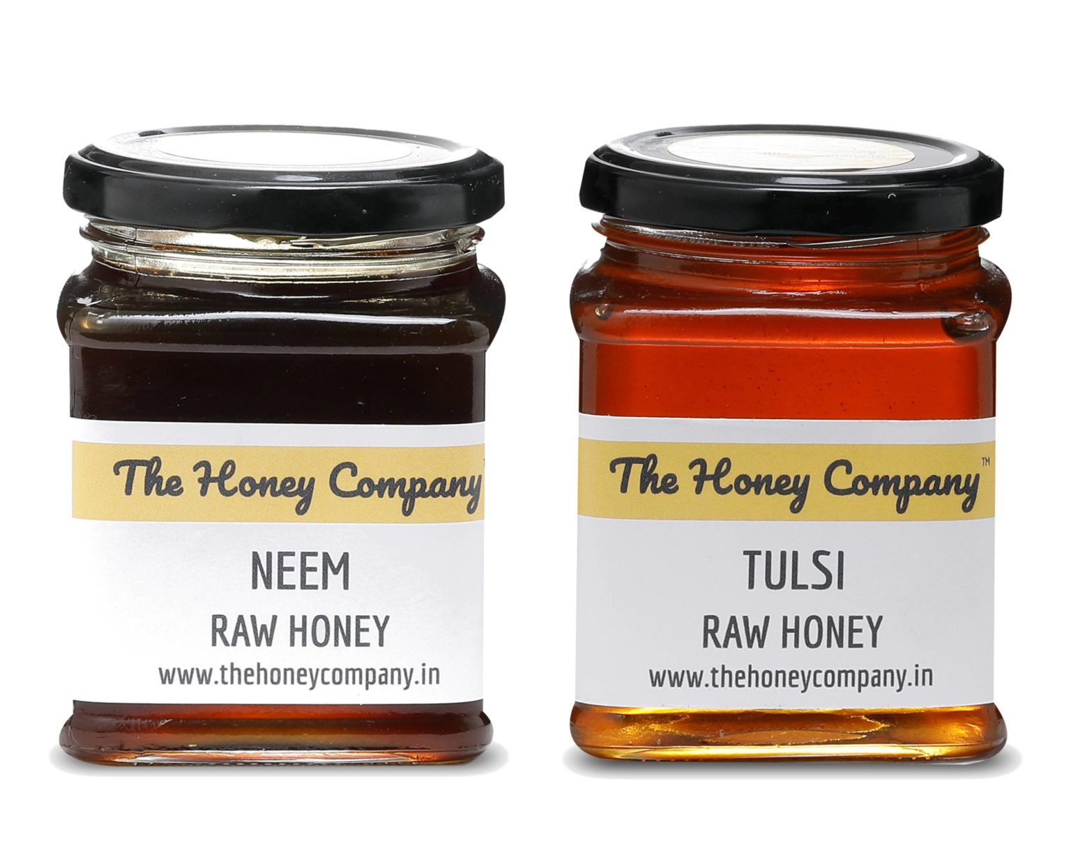 Neem Raw Honey + Tulsi Raw Honey - The Honey Company